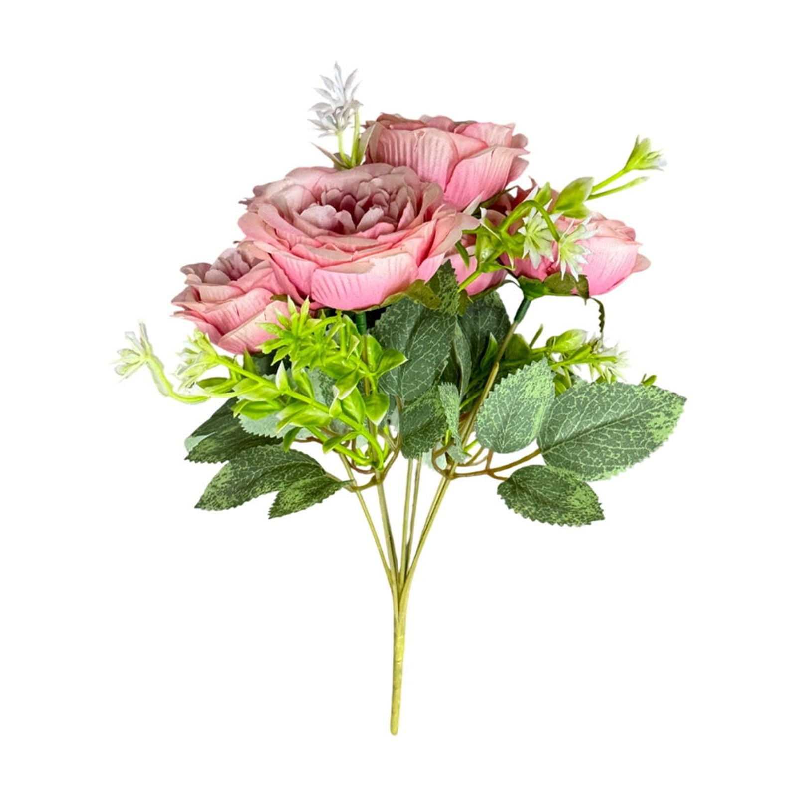 Artificial Flowers Bouquet, Realistic Fake Flower Decoration for Home ...