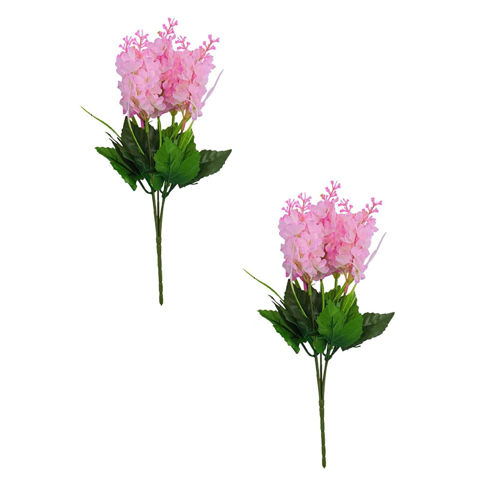 Artificial Flowers Bouquets Wisteria Hyacinth Fake Bulk For Vase Home