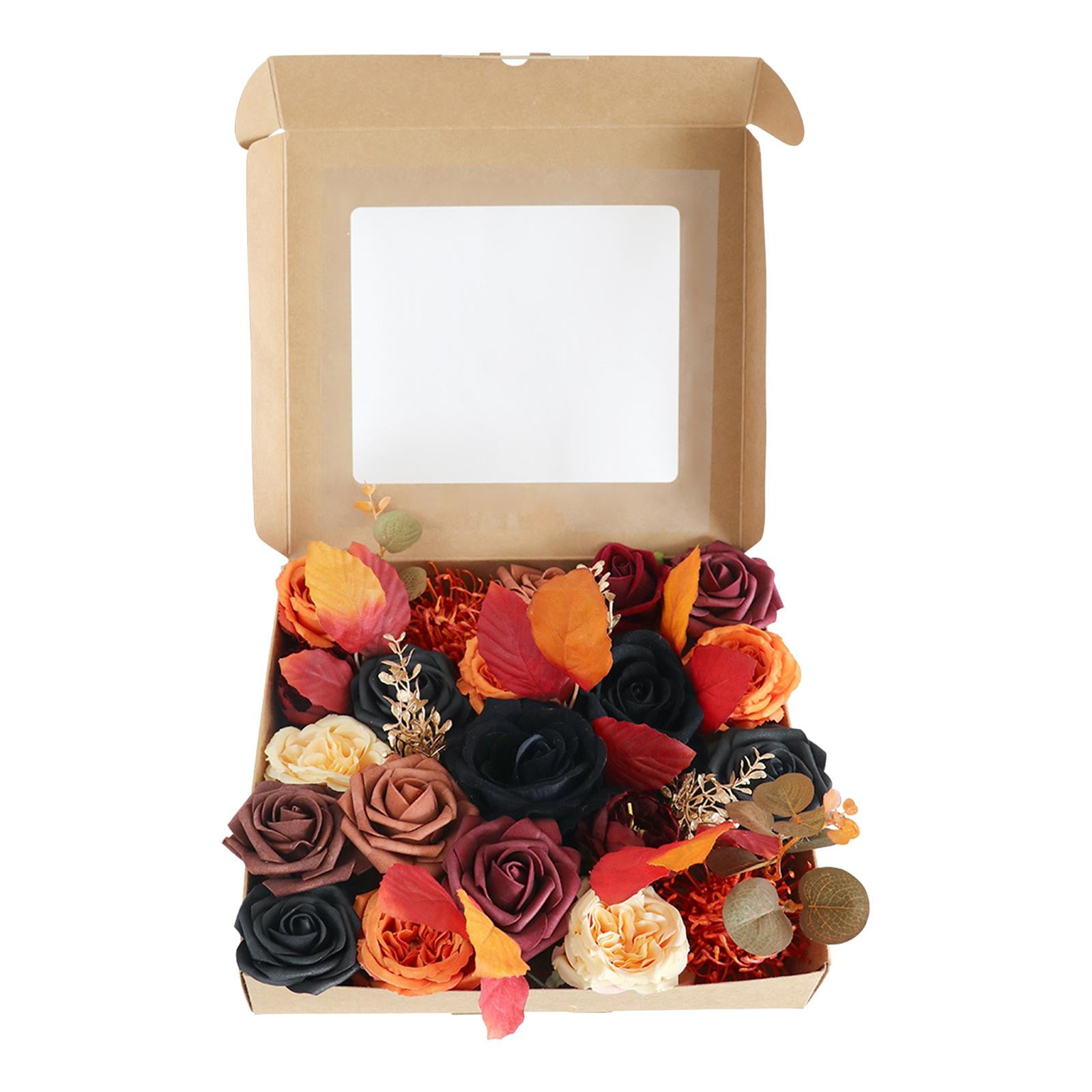 Artificial Flowers Box Set Silk Flowers Arrangements Flower ...