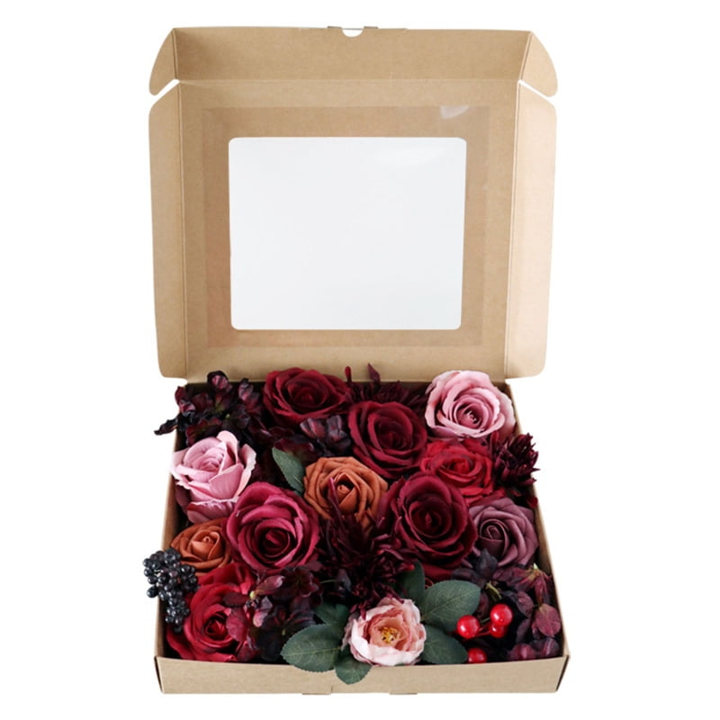 Artificial Flowers Box Set for DIY Hydrangea Wedding Bouquets ...