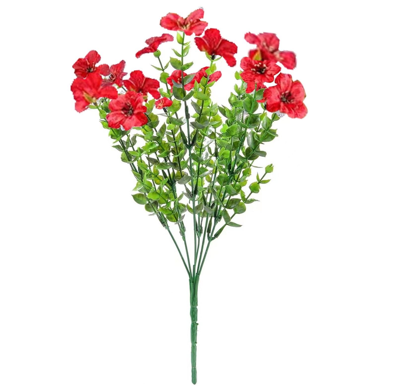 Artificial Flowers Bulk Silk Flowers, 7-Pronged Violet Simulation ...