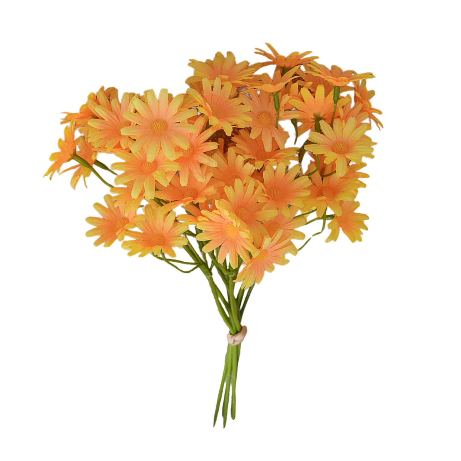 Artificial Flowers Bundles 11” White Artificial Daisy Flowers UV ...