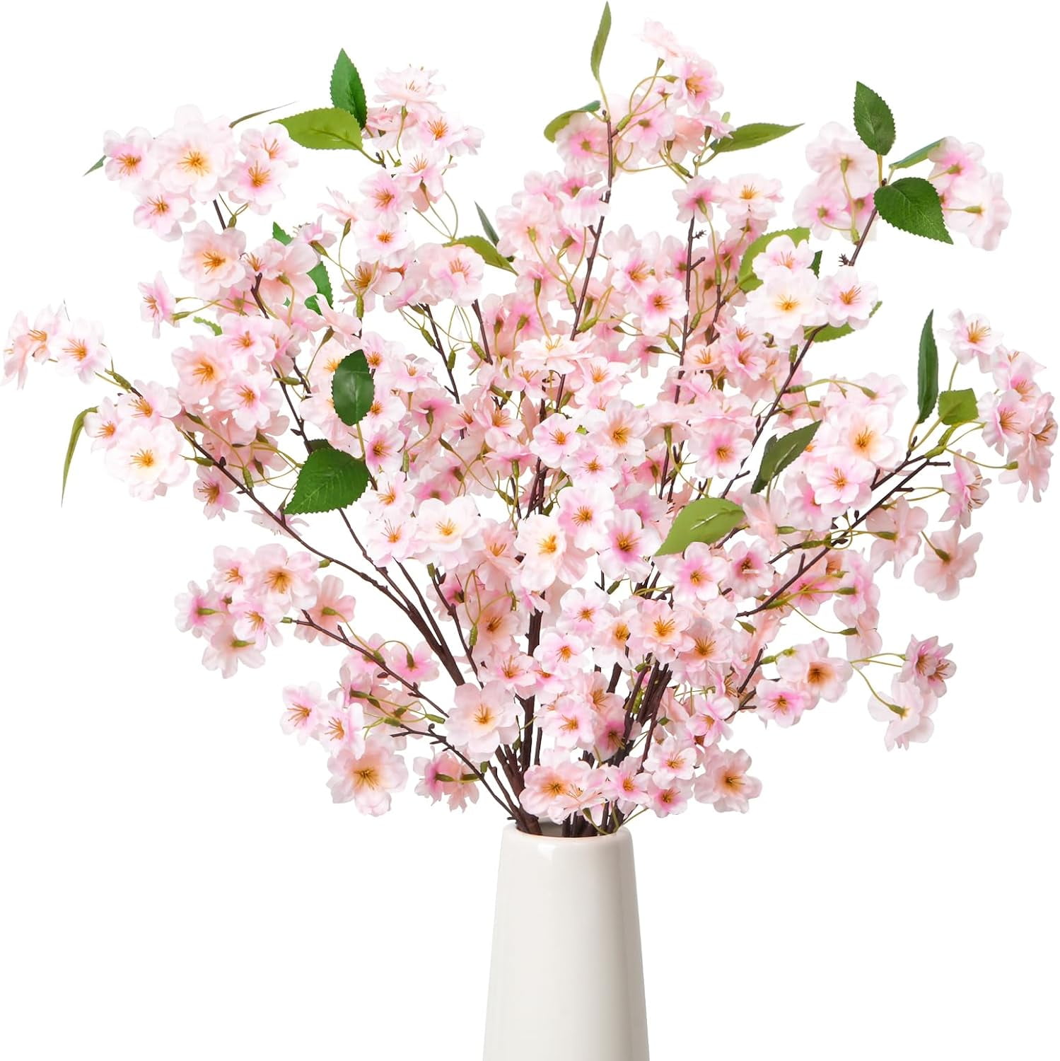 Artificial Flowers for Cemetery, 48 Heads Artificial Rose Bouquet ...