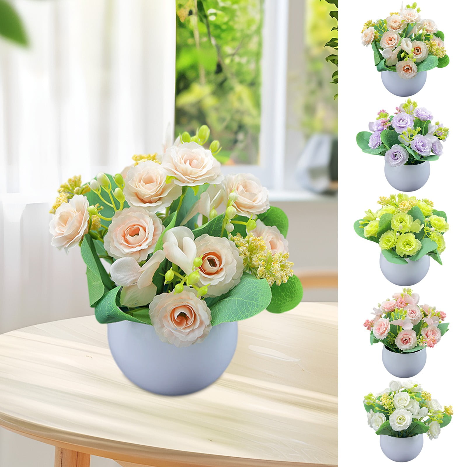 Artificial Flowers Decorative Bouquet Simulation Dried Flowers Home ...