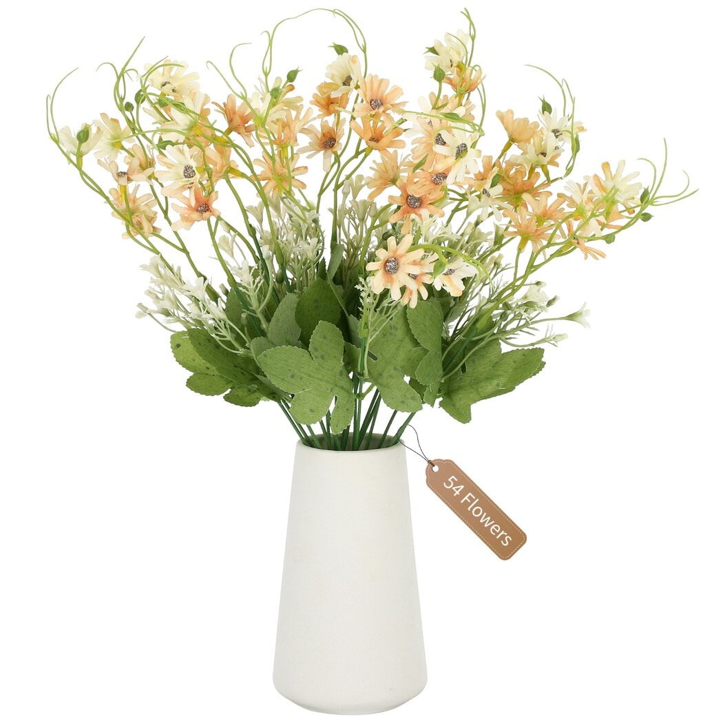 Artificial Flowers, Fake Daisy Flowers, Total 54 Artificial Daisy ...