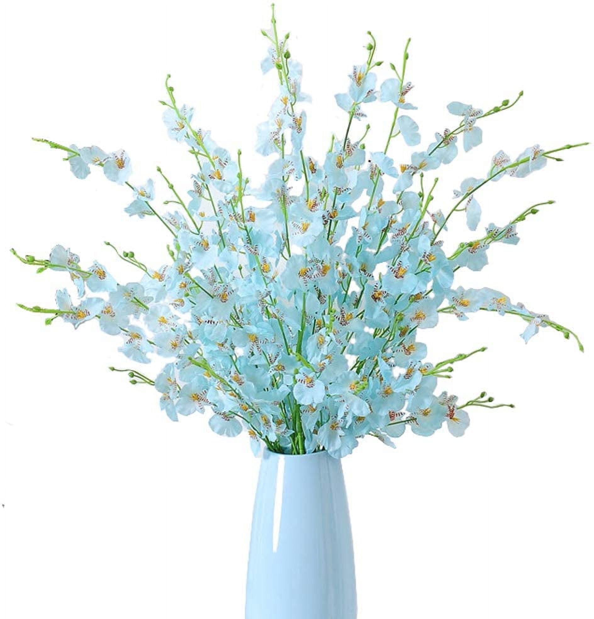 Artificial Flowers, Fake Flowers,Plastic Flowers,10 Pieces of Orchid ...