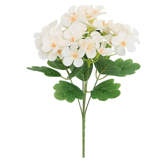 Artificial Flowers, Fake Hydrangea Bouquet Decor Plastic Flower ...