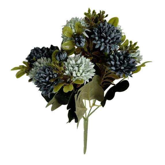 Artificial Flowers, Fake Plastic Chrysanthemum Flowers for Home Office ...