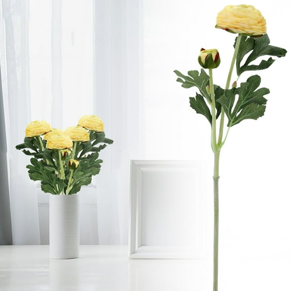 Artificial Flowers,Flocked Artificial Peony Flowers Wedding Table ...
