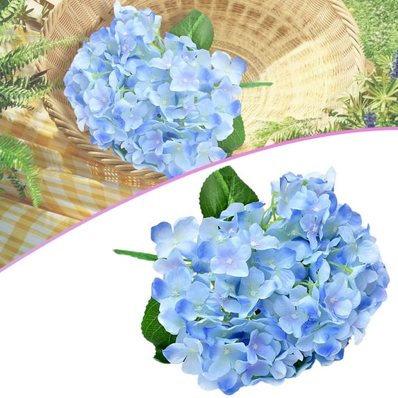 Artificial Flowers,Flower Bouquet,Artificial Hydrangea Bouquet Flower ...