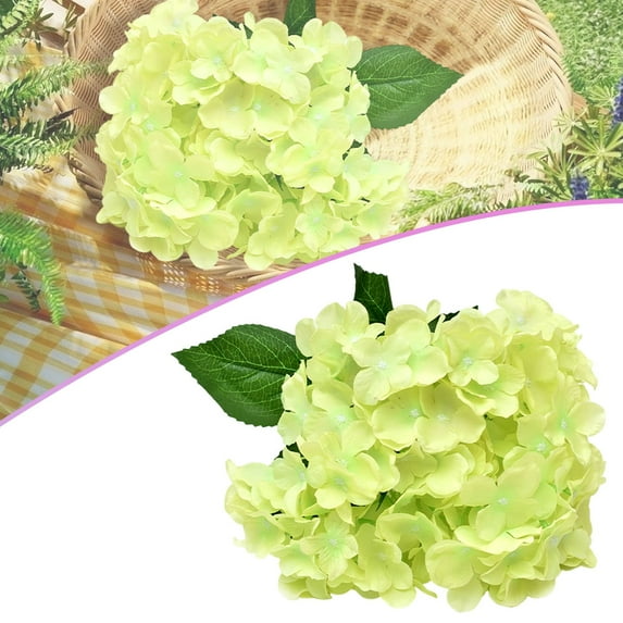 Artificial Flowers,Flower Bouquet,Artificial Hydrangea Bouquet Flower ...