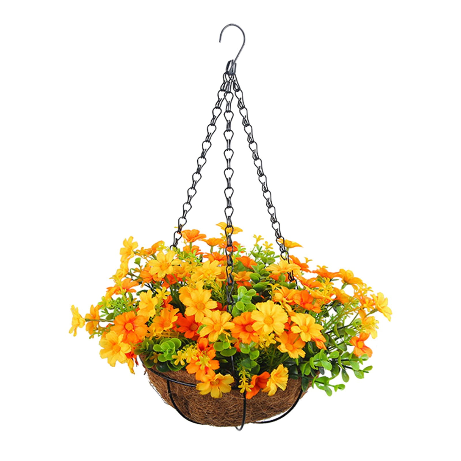 Artificial Flowers Hanging Baskets Outdoor Fake Hanging Baskets Outdoor