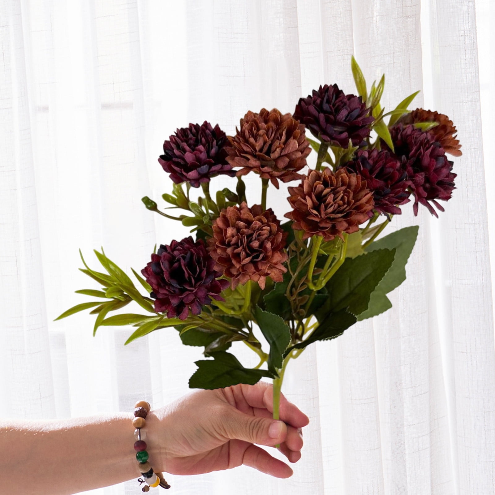 Artificial Flowers for Home Decor | Lifelike Plastic Fake Flower Stem ...