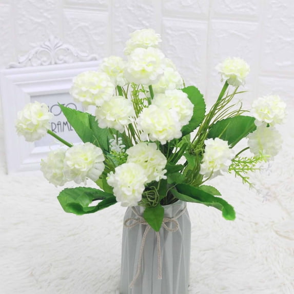 Artificial Flowers,Home Decor Plastic Stem,15.7 in Waterproof Faux ...