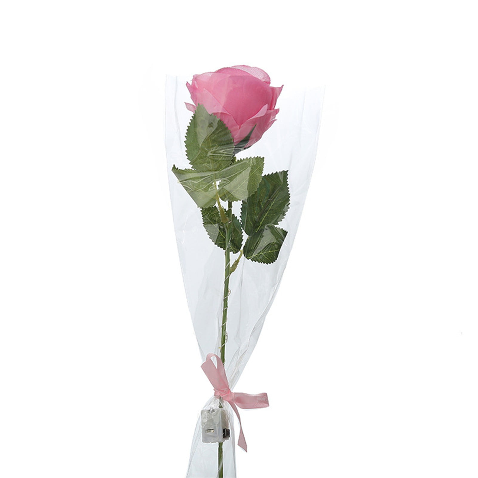 Artificial Flowers - Household Imitation - 1 Pc Led Glowing Rose ...