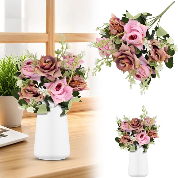 Artificial Flowers,Indoor Simulation Flower Simulation Decorative ...
