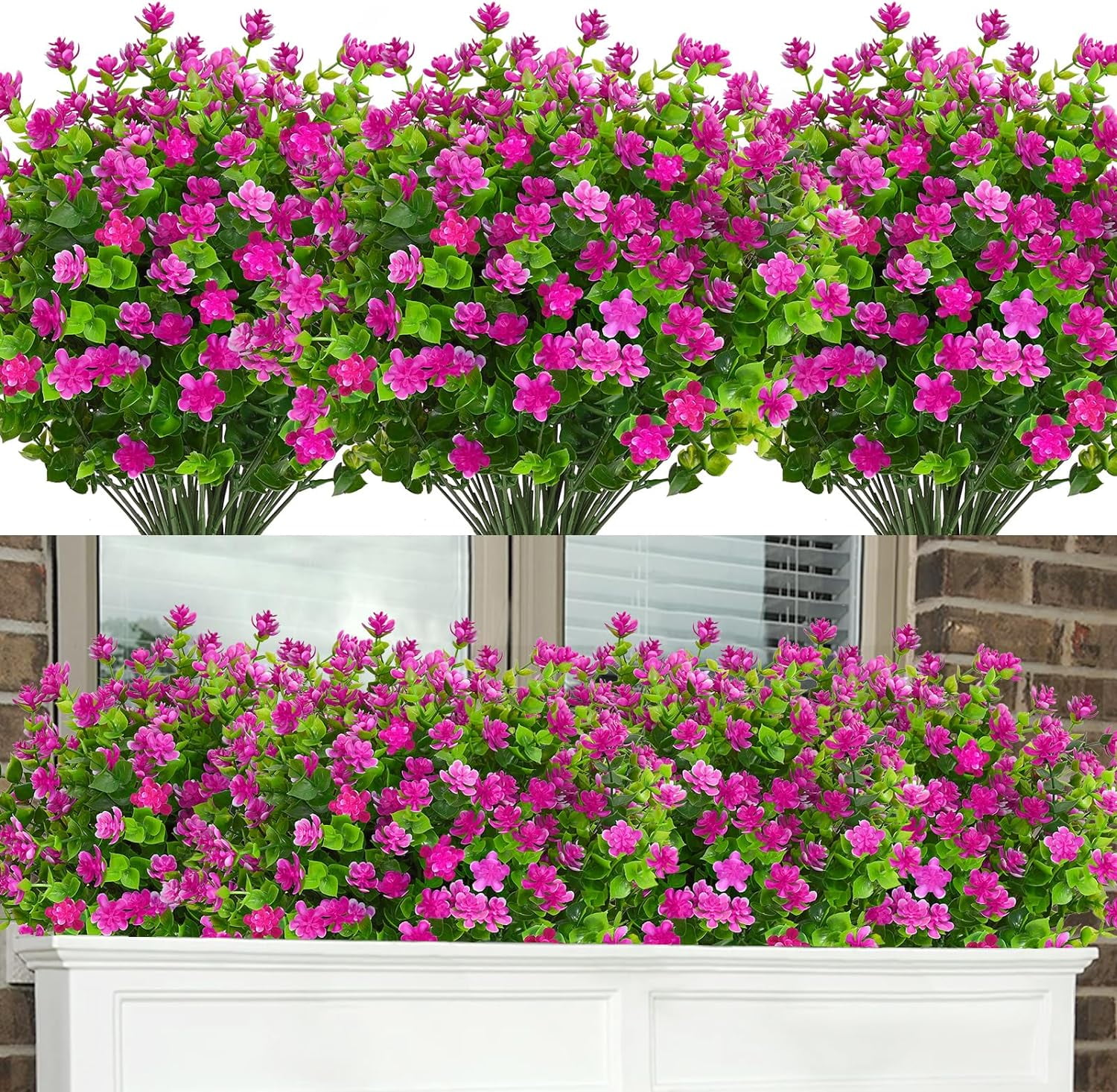 Artificial Flowers Outdoor, Artificial Flower for Outdoors Fake Outdoor ...