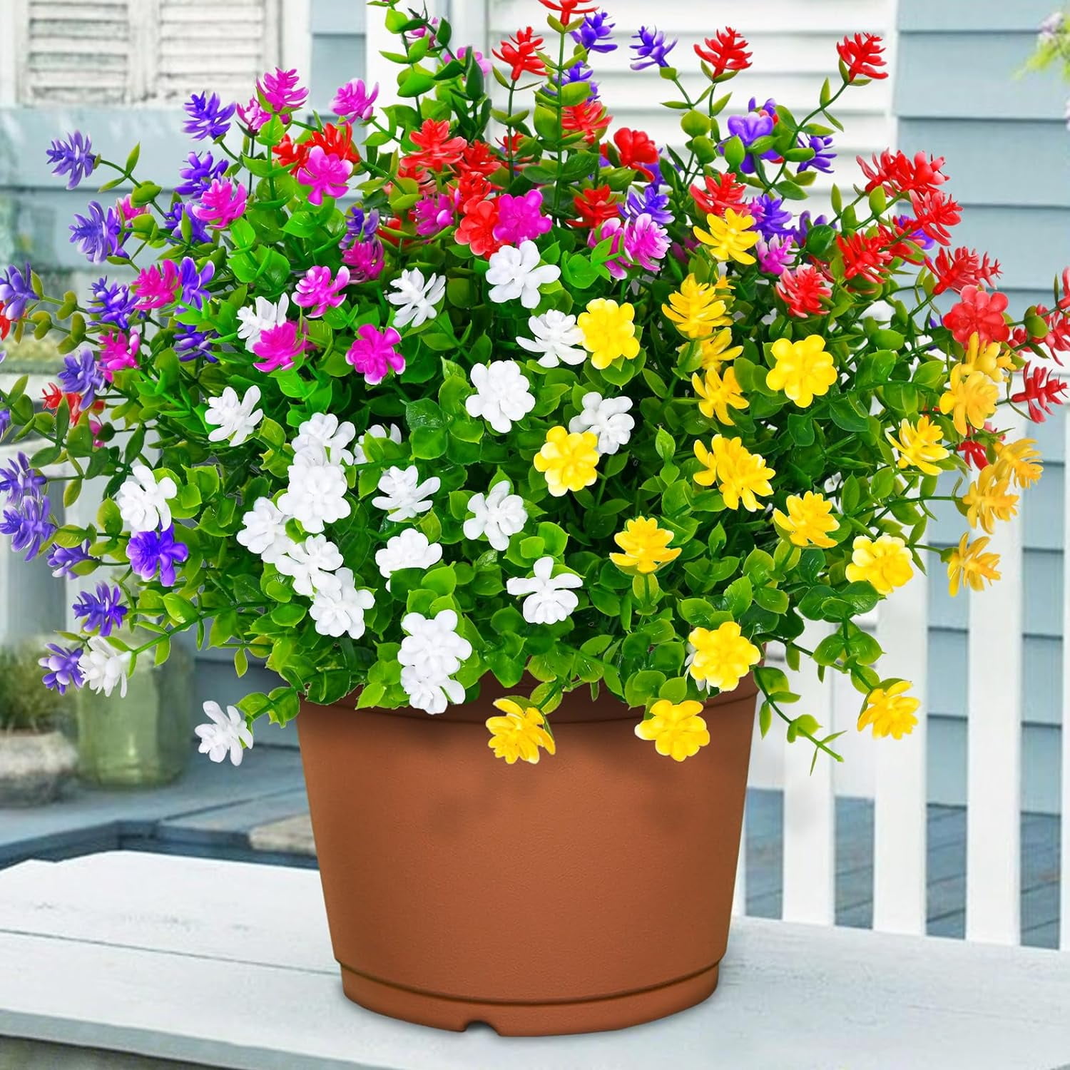 Artificial Flowers Outdoor, Artificial Flowers for Outdoors Fake ...