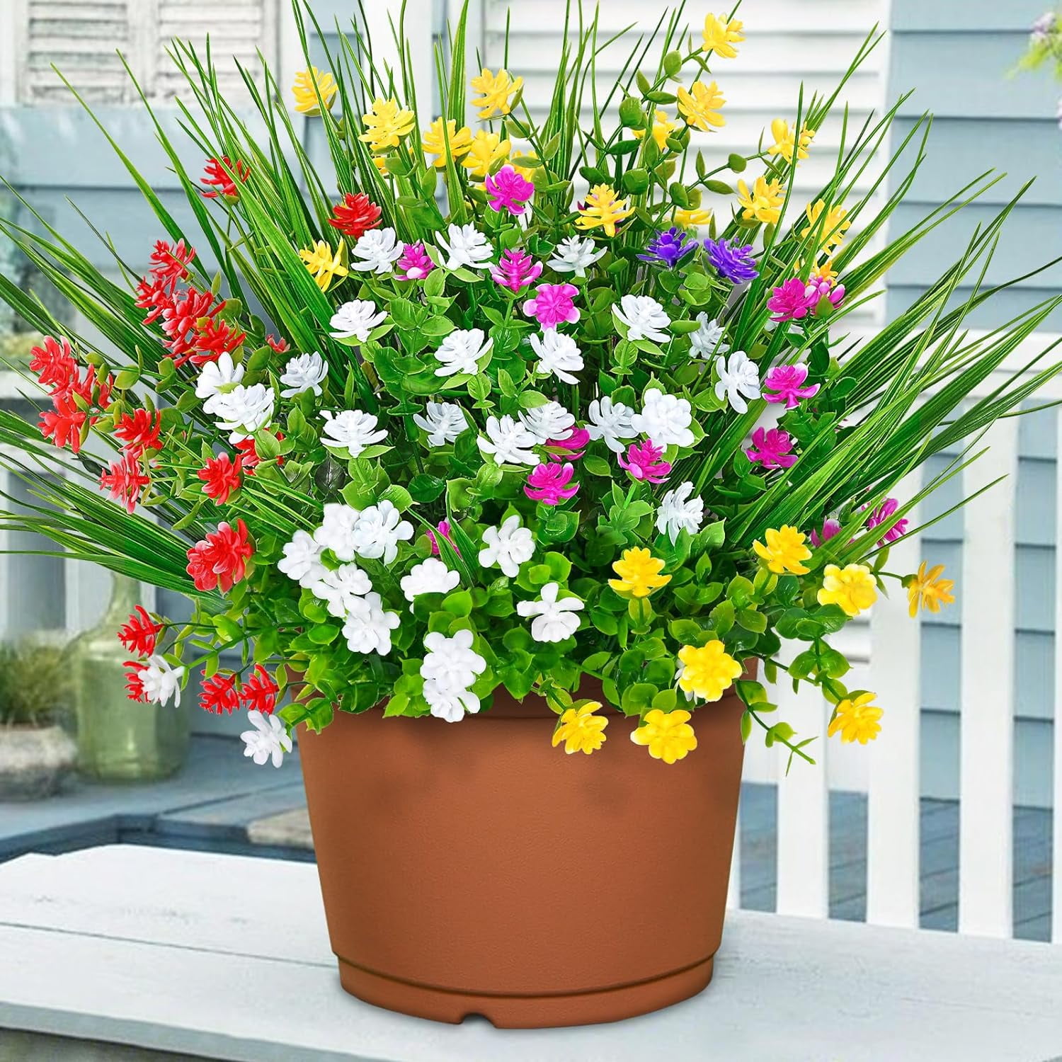 Artificial Flowers Outdoor, Artificial Flowers for Outdoors Fake ...