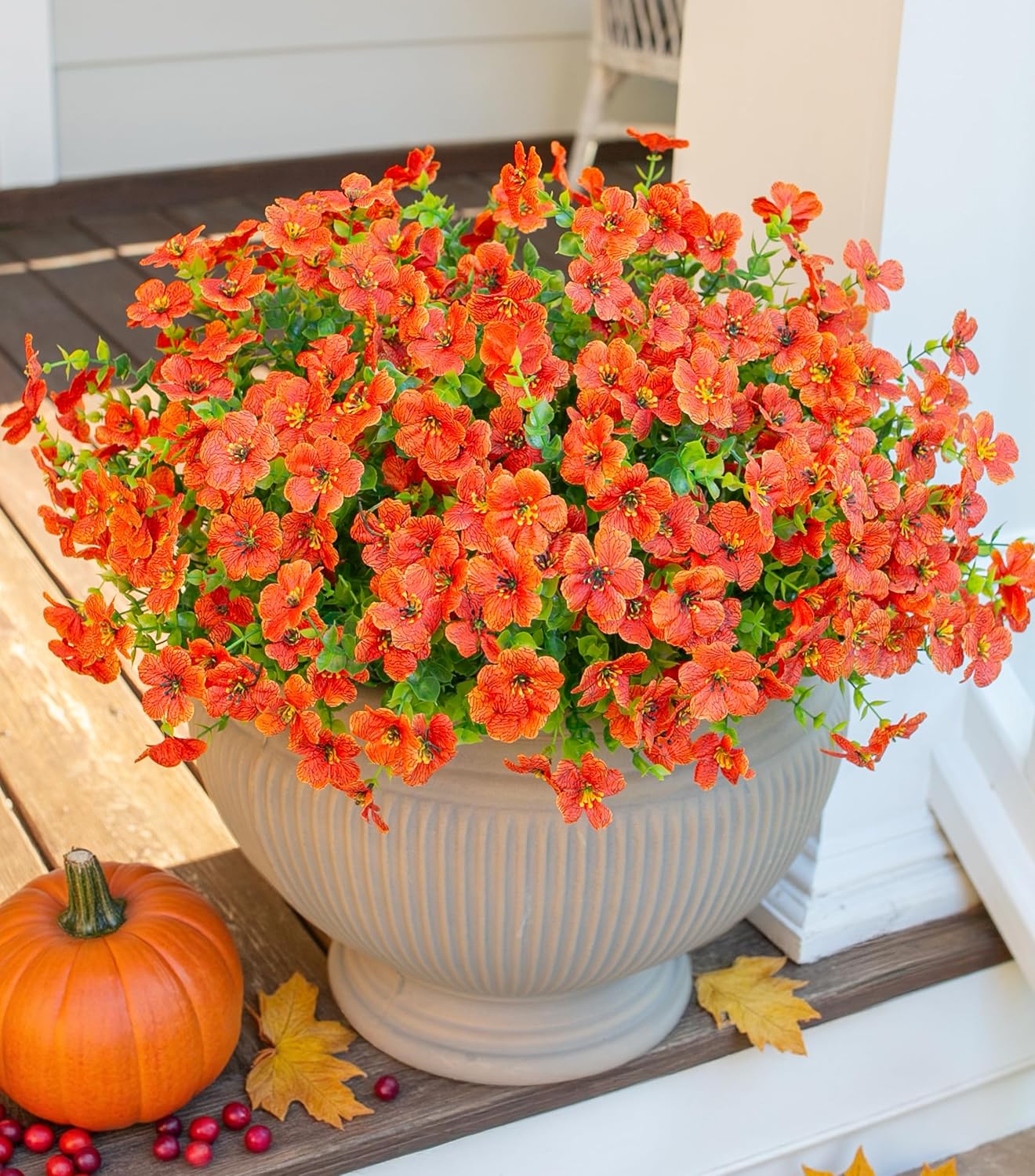 Artificial Flowers for Outdoor Indoor Garden Home Decoration, Faux ...