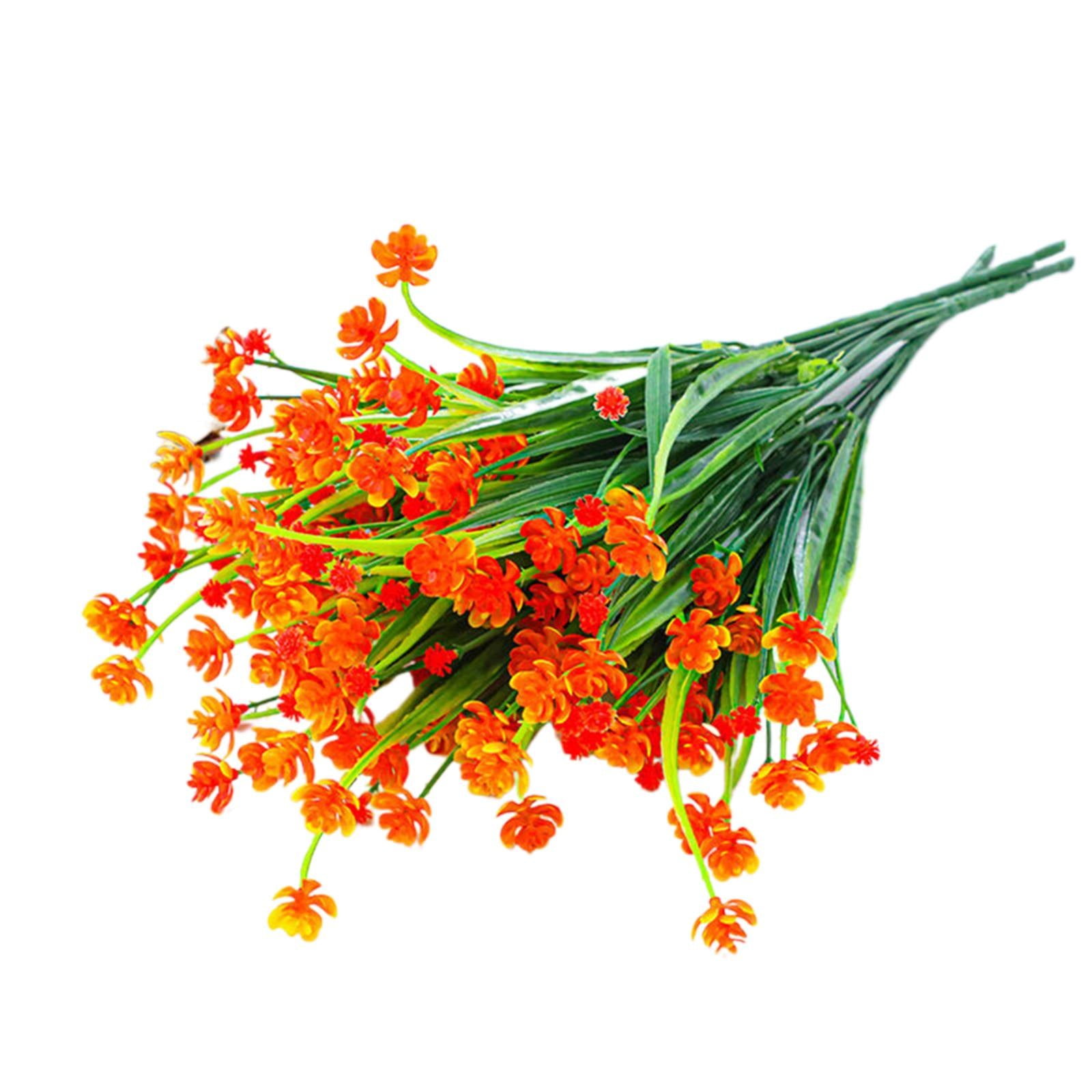 Artificial Flowers Outdoor Flowers No Fade Plants Garden Porch Window ...