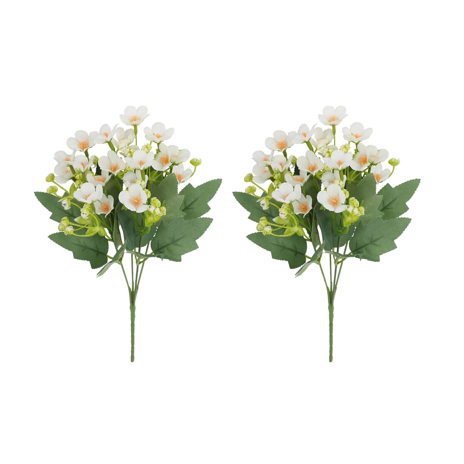 Artificial Flowers Outdoor Silk Flowers Artificial Geranium Bush Faux ...