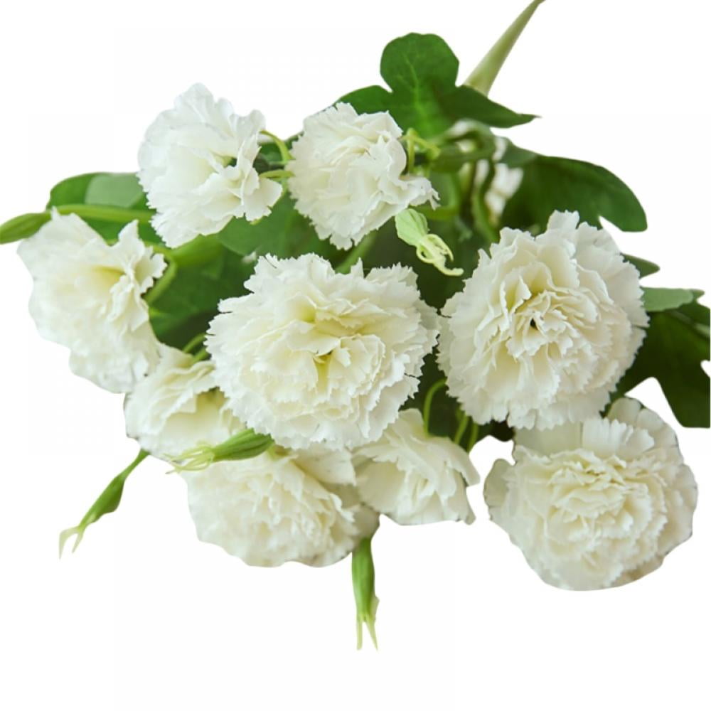 Artificial Flowers Plastic Carnation Flowers Fake Carnation Bouquet ...