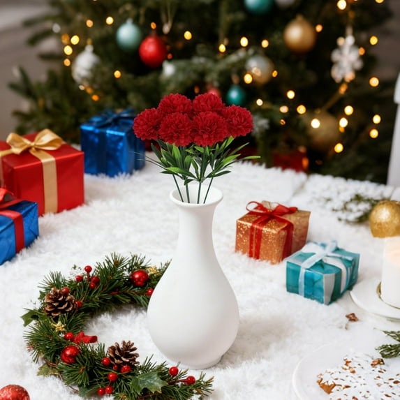 Artificial Flowers Set: Dandelion, Hyacinth, Chrysanthemum, Hydrangea ...