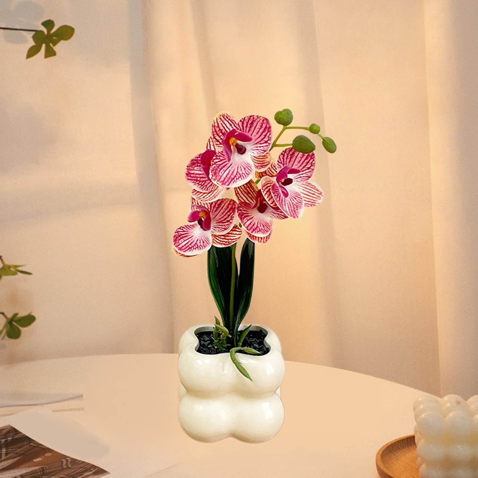 Artificial Flowers Silk Wildflowers Arrangements with Stems for Wedding ...