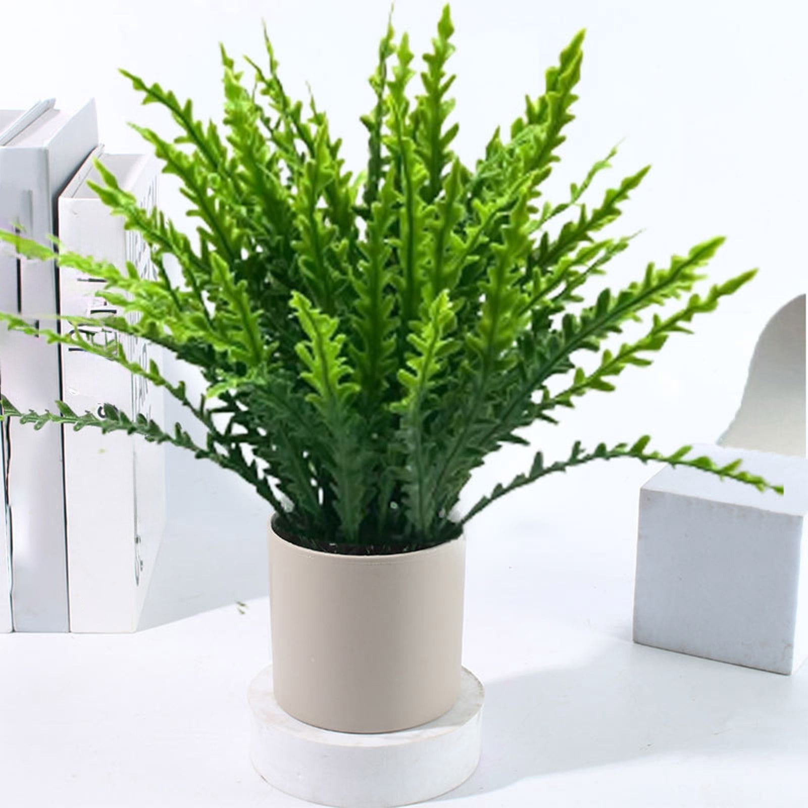 Artificial Flowers, Simulated Potted Plants, Small Plastic Green Bonsai ...