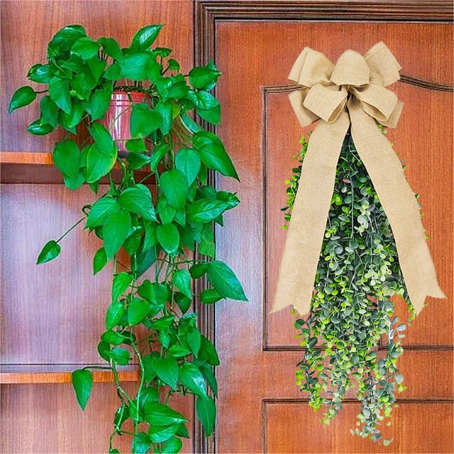 Artificial Flowers Spring Wreath Door Hanging Simulation Flowers ...