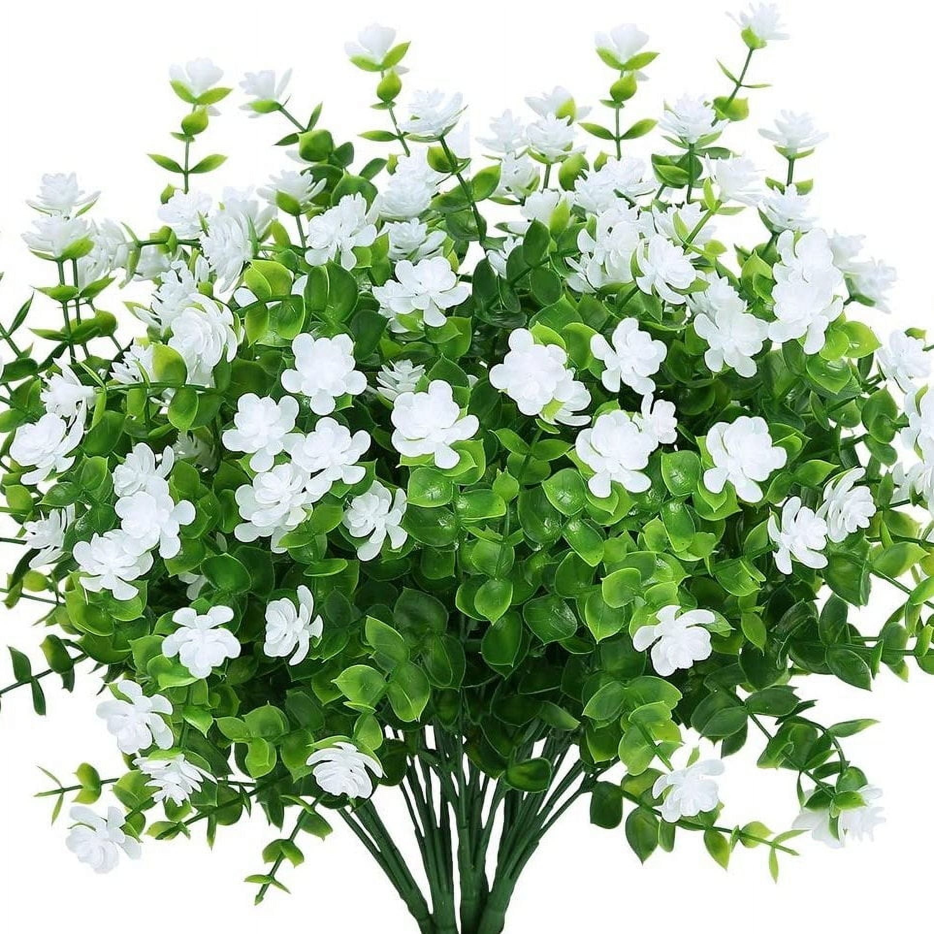 Artificial Flowers UV Resistant Outdoor Fake Flowers Plastic Hanging ...