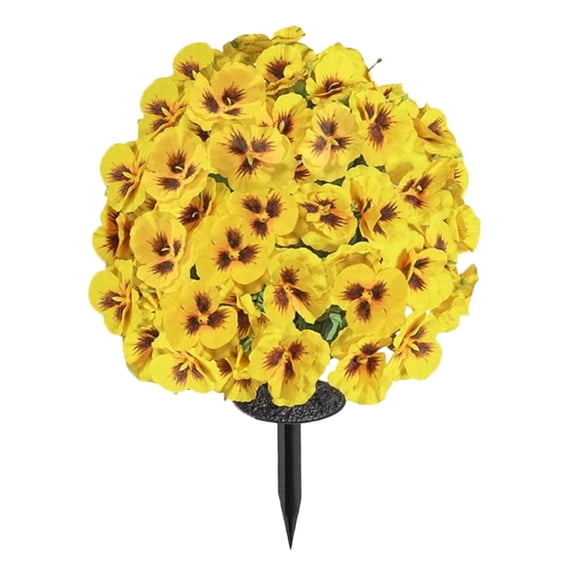 Artificial Flowers & UV Resistant with Ground Spike,Outdoor & Indoor ...