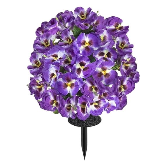 Artificial Flowers & UV Resistant with Ground Spike,Outdoor & Indoor ...