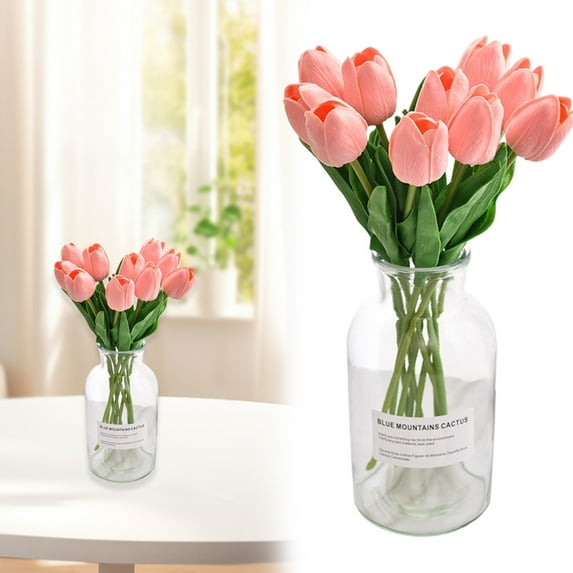 Artificial Flowers,Valentine's Day Artificial Flowers Real PU Flowers ...