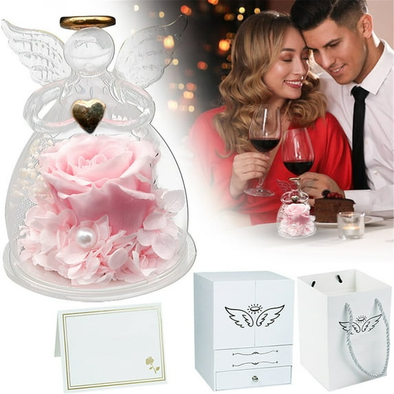 Artificial Flowers,Valentine's Day/Mother's Day Box Preserved Flower ...