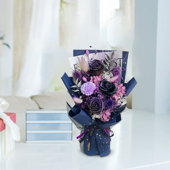Artificial Flowers,Valentines Day Flowers For Her Flowers For Preserved ...