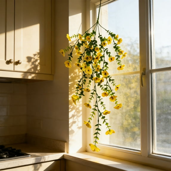 Artificial Flowers Wall Mounted, Simulated Bouquet for Desktop Wedding ...