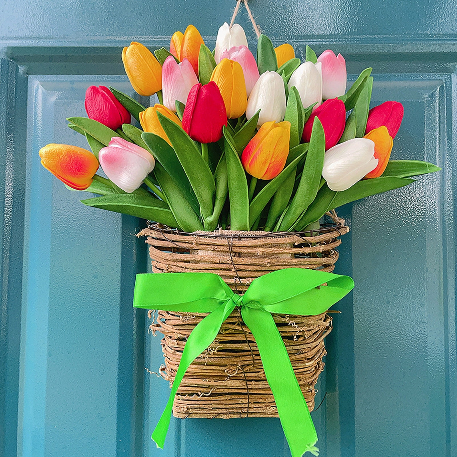 Artificial Flowers for Outside, Artificial Hanging Plants Indoor ...