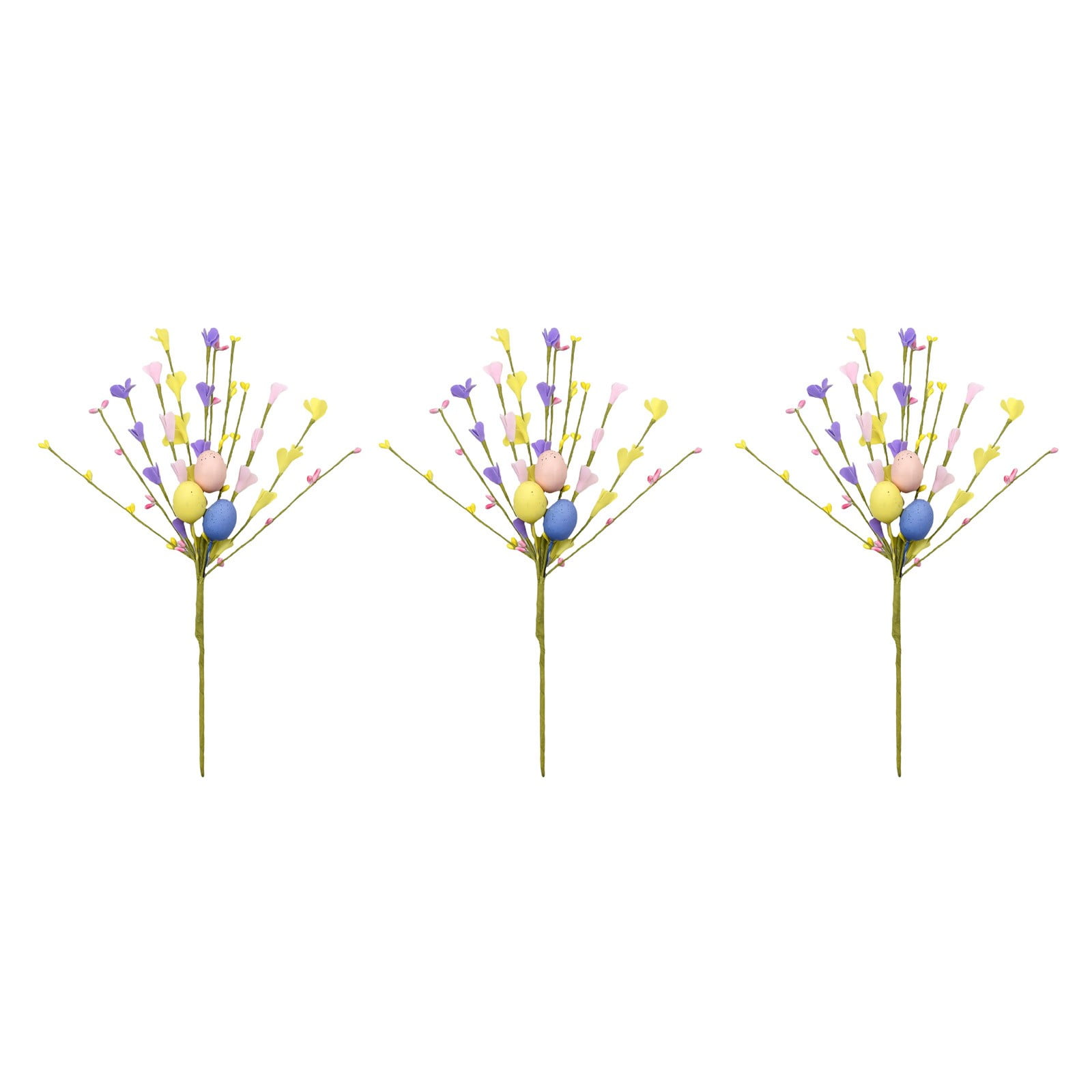 Artificial Flowers for Spring and Summer Decorations Green Faux Plants ...