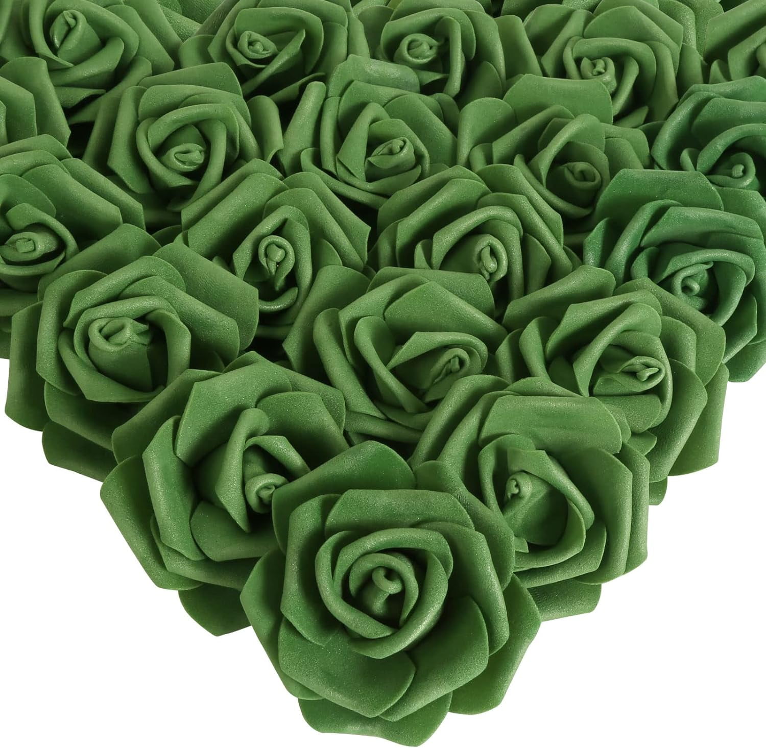 Artificial Foam Roses Heads, 3Inch Stemless Faux Roses Bulk Fake ...
