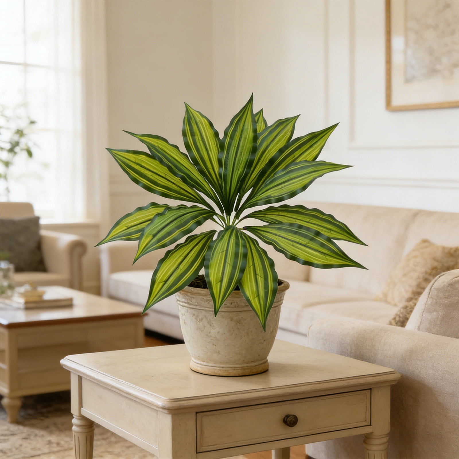 Artificial Foliage for Indoor Outdoor Decoration, Realistic Plastic ...