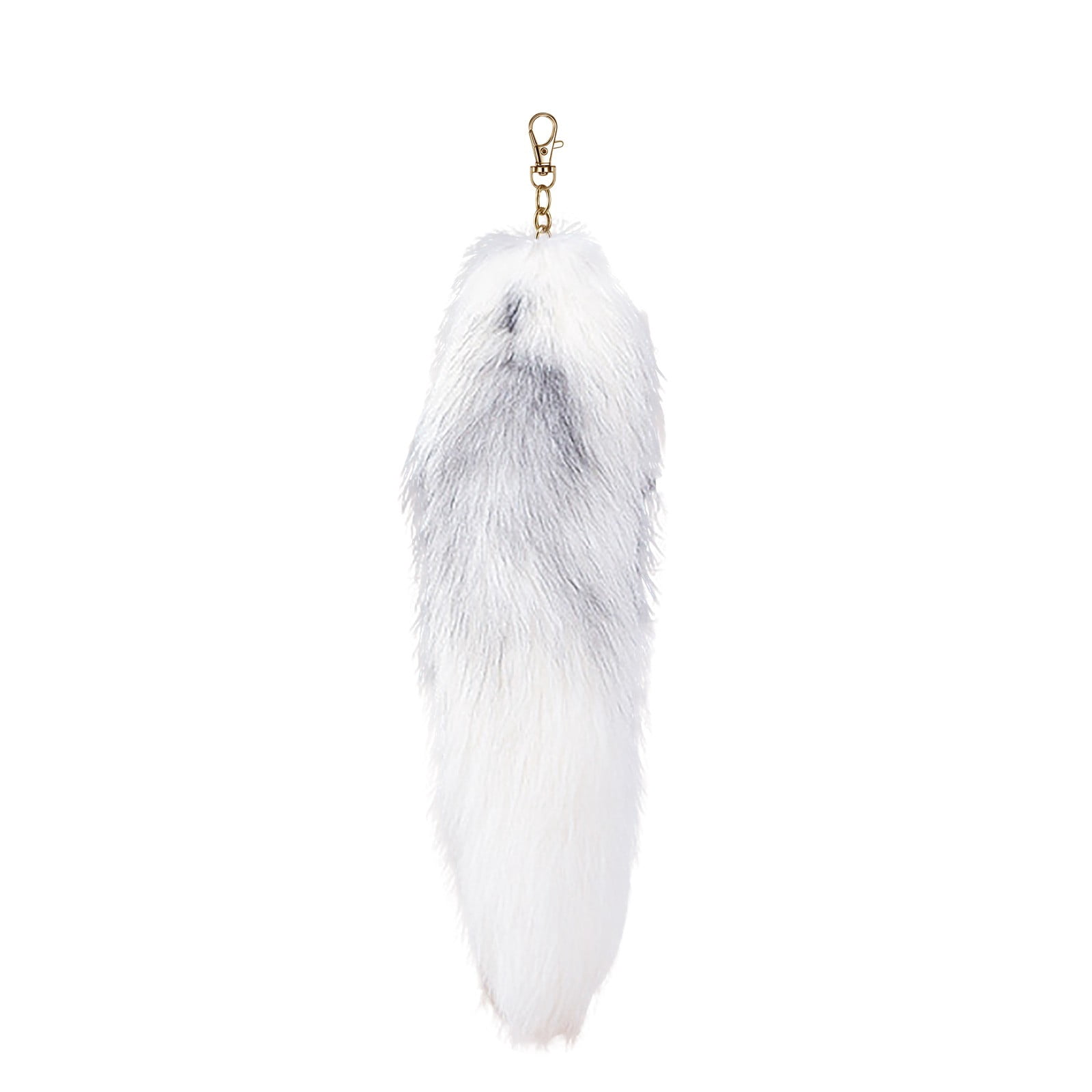 Artificial Tail Charm - Multi-Color Furry Keychain Accessory for ...