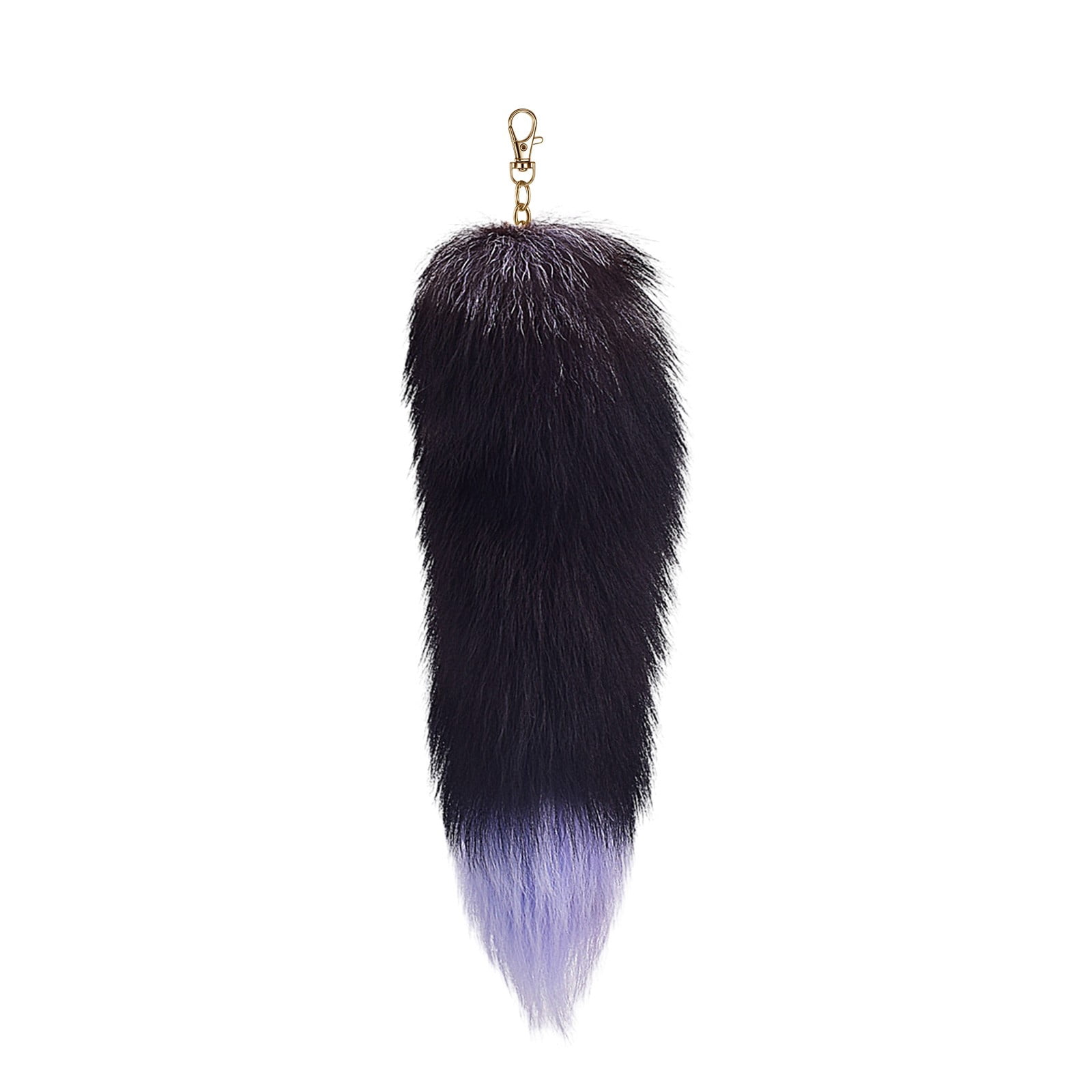 Artificial Tail Charm - Multi-Color Furry Keychain Accessory for ...