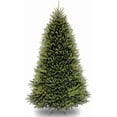 Artificial Full Christmas Tree, Green, Includes Stand, 6.5 Feet ...