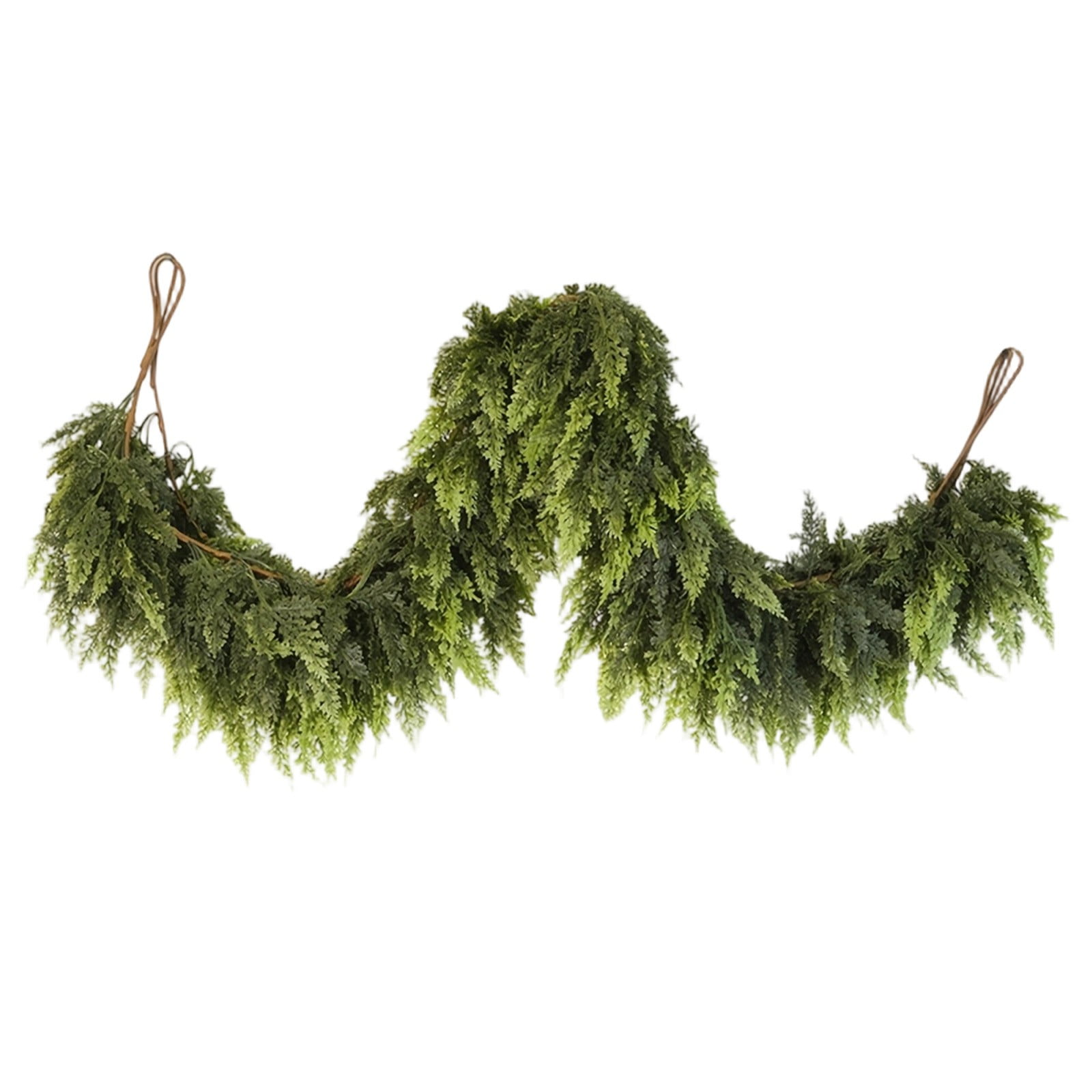 Artificial Garland 1Pc Norfolk Pine Garland For Table Fireplace Wall ...