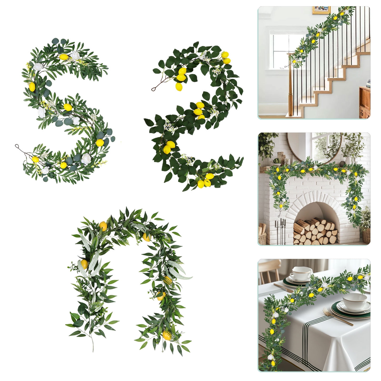 Artificial Garland, Rose Rattan Fake Flower Vine, Home Decorative ...