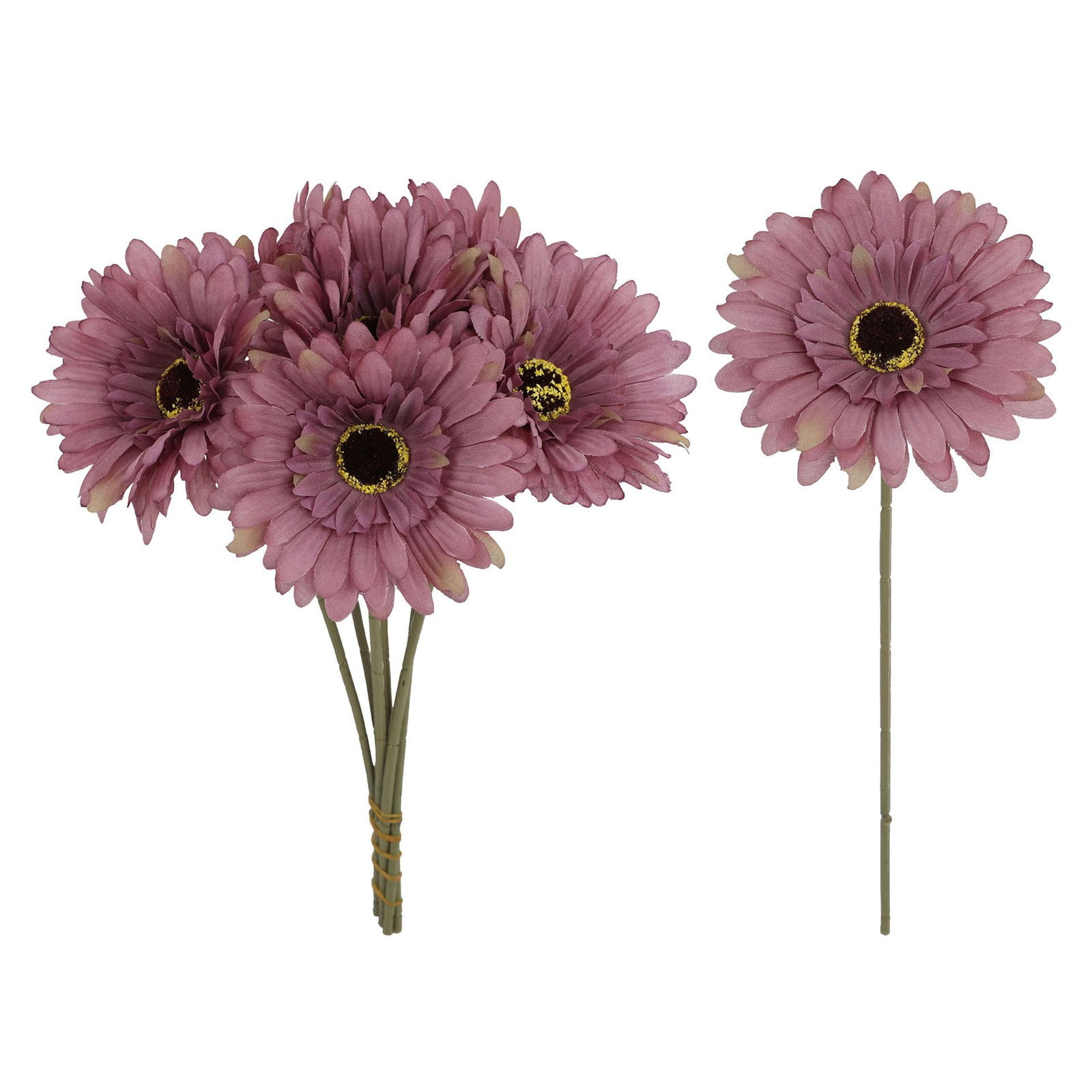 Artificial Gebera Daisies Flowers for Vase, Spring Summer Home Decor ...
