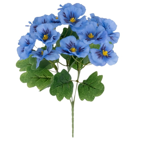 Artificial Geranium Begonia Flower Arrangement Faux Plant for Home ...