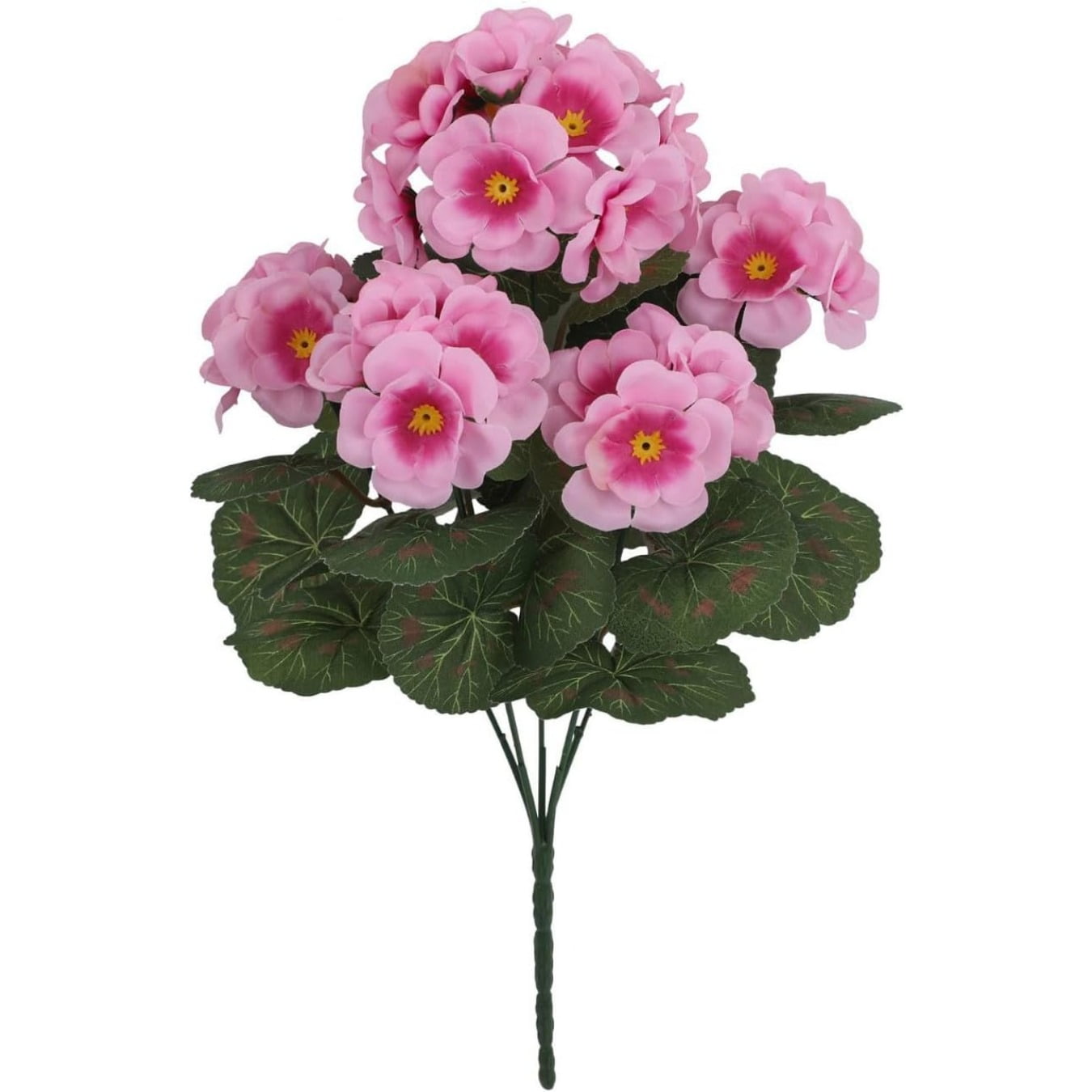 Artificial Geraniums Plastic Faux Floral Plants Realistic UV Resistant ...